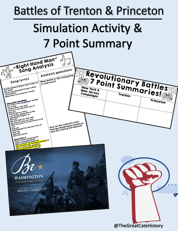 Battle of Trenton Simulation & Notes Activity – history-teachers-club
